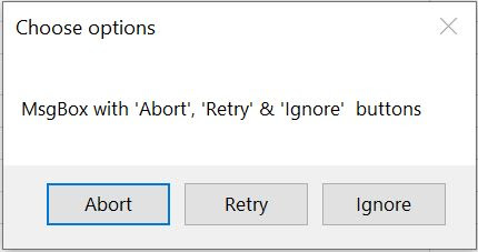 Basics of VBA: Message Box