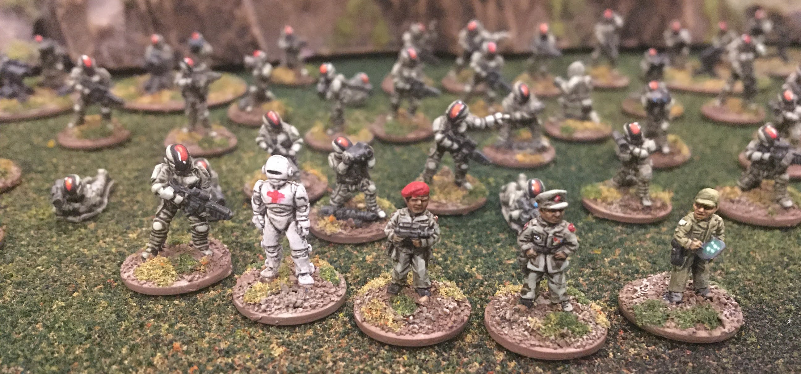 15mm Sci Fi Small Soldiers: 15mm Sci Fi - GZG UNSC Light Infantry