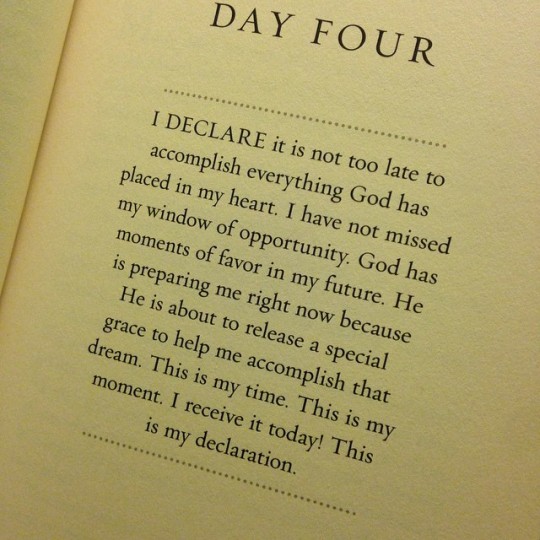I Declare: Day 1-5 ~ Spiritual Inspiration