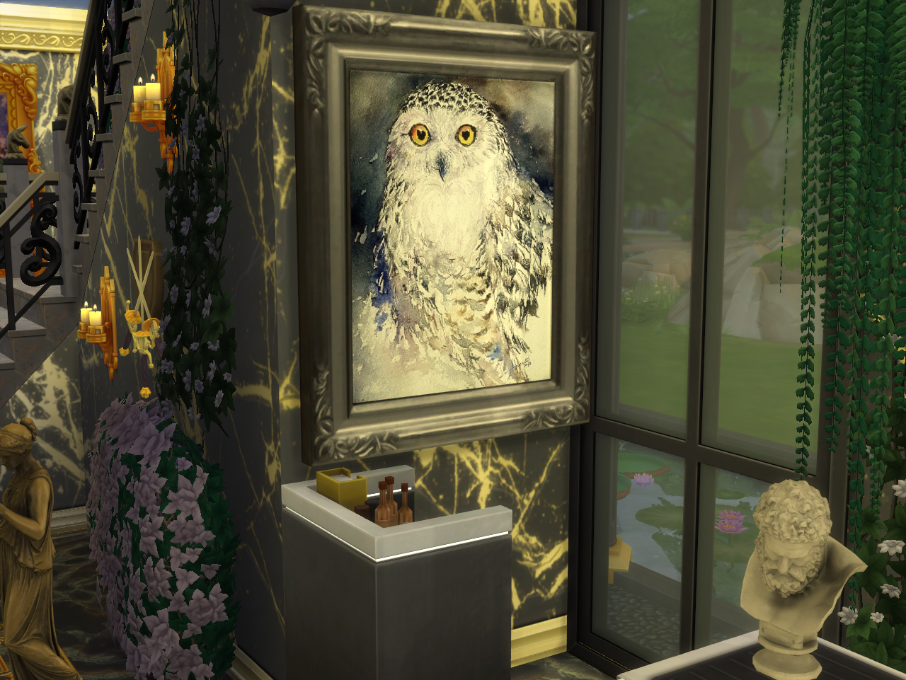 Anna Quinn Stories: Another sample of Art !! Owls !!! :) For SIMS 4