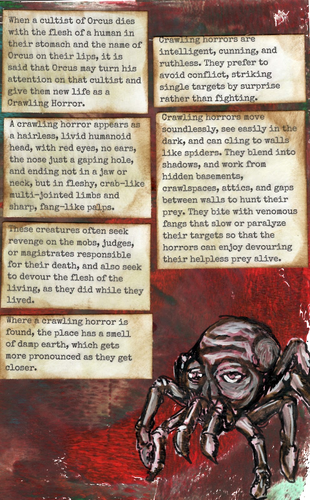 Monster of the Week: Crawling Horror