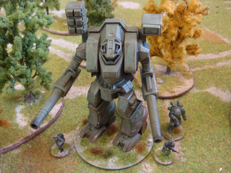 plastic general: painted mech