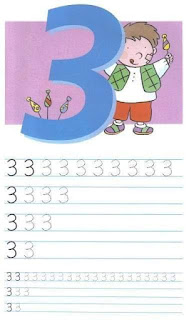 Números tracejado | Aprendendo com a Tia Debora