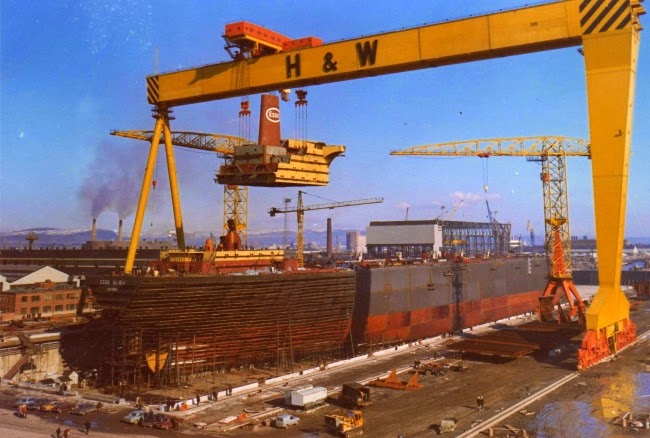 All About Machines !: Photos of Huge Ship being built in factory step ...