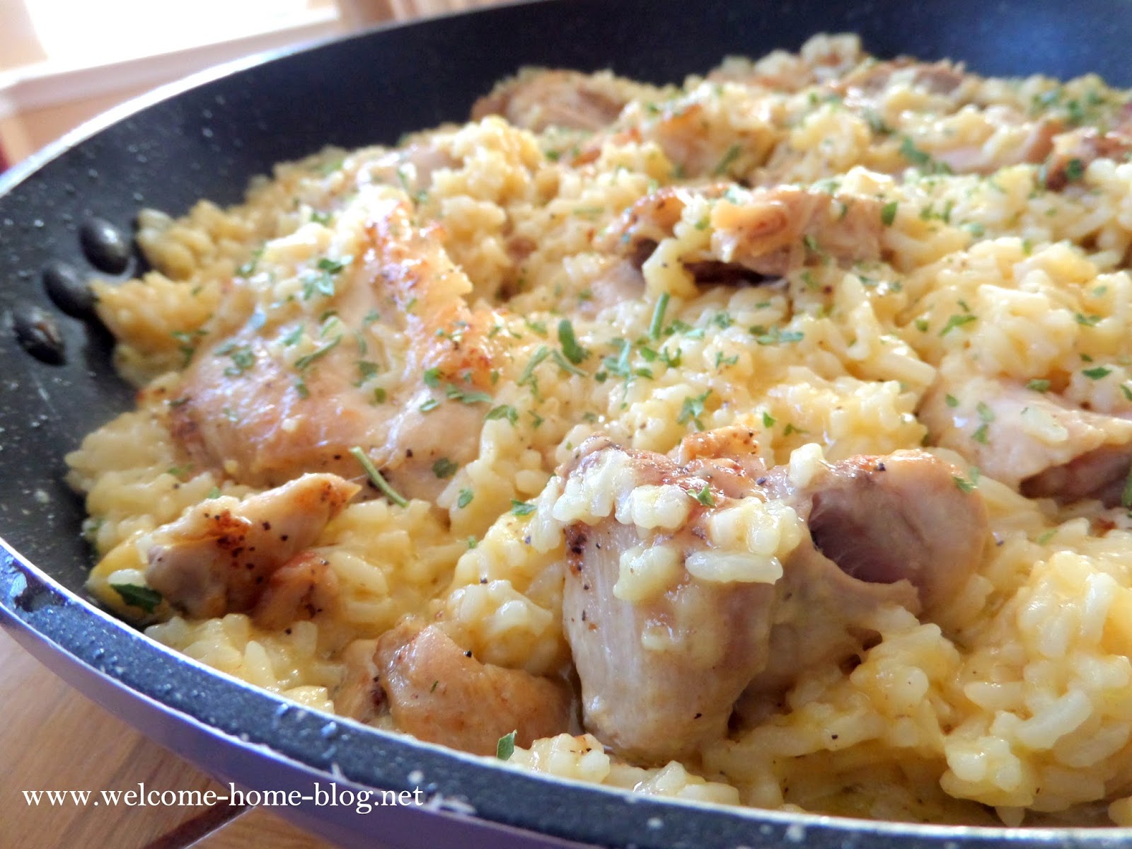Welcome Home Blog: Easy Cheesy Chicken and Rice