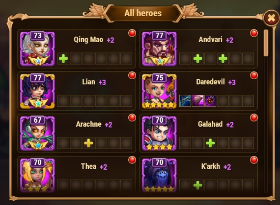 Hero Wars: My Main Teams