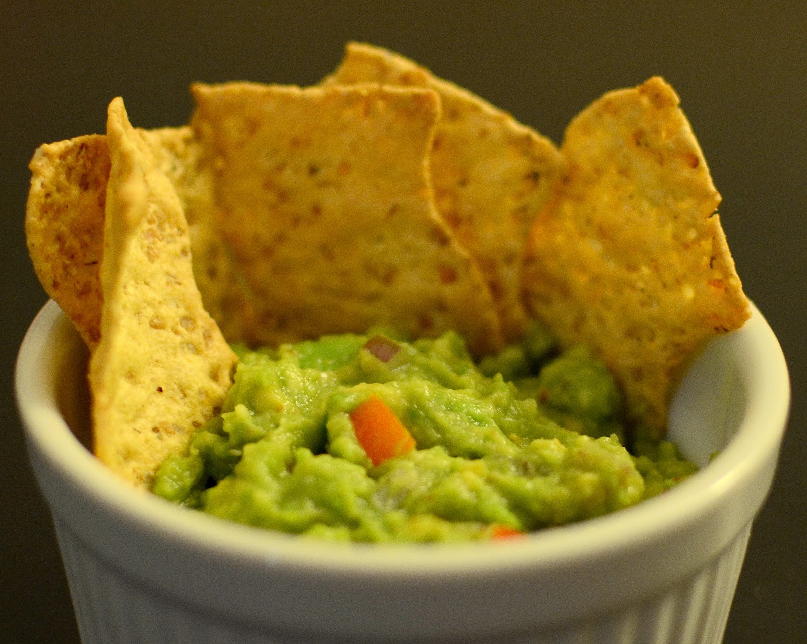 Spice Junction: Guacamole & Baked Crackers