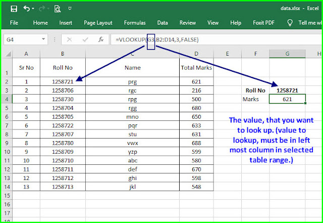 How to use the VLOOKUP excel function ? - Easy Example