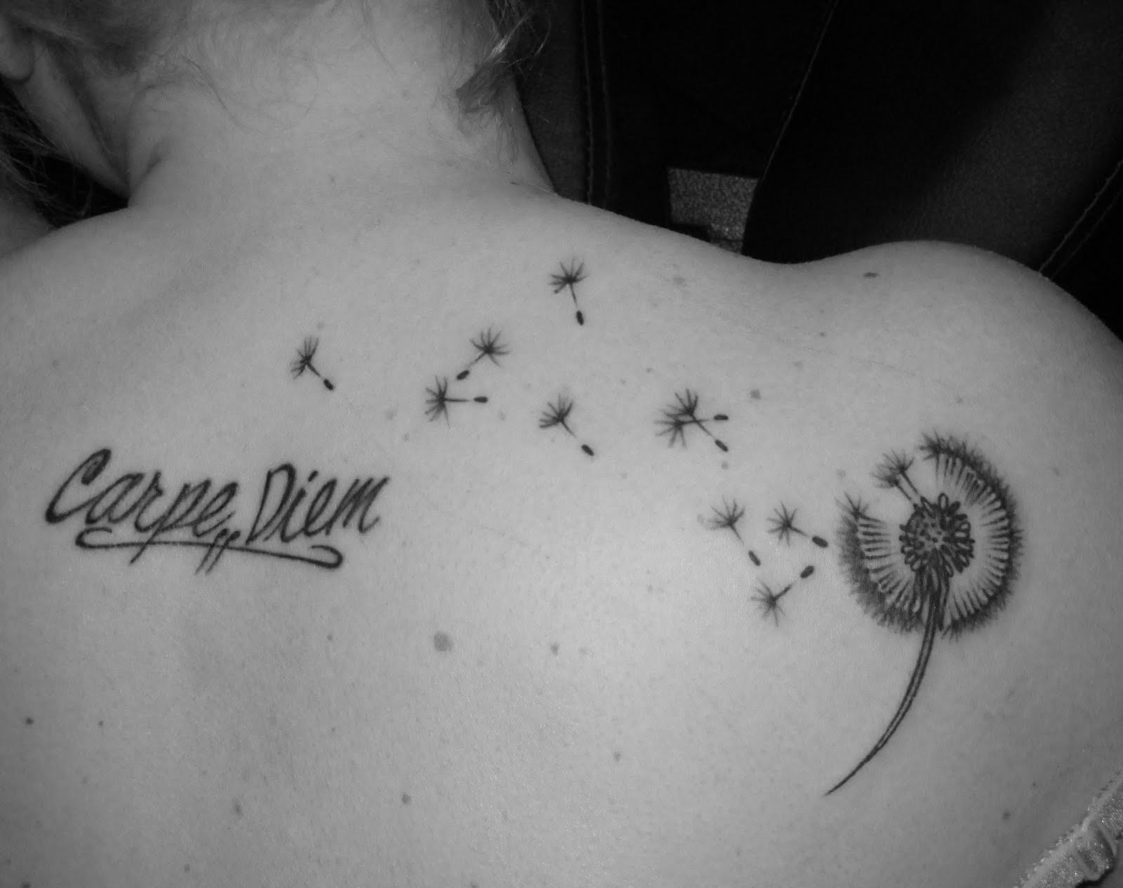 Tate Dean's Tattoo Portfolio: Seize the Dandelion Seeds