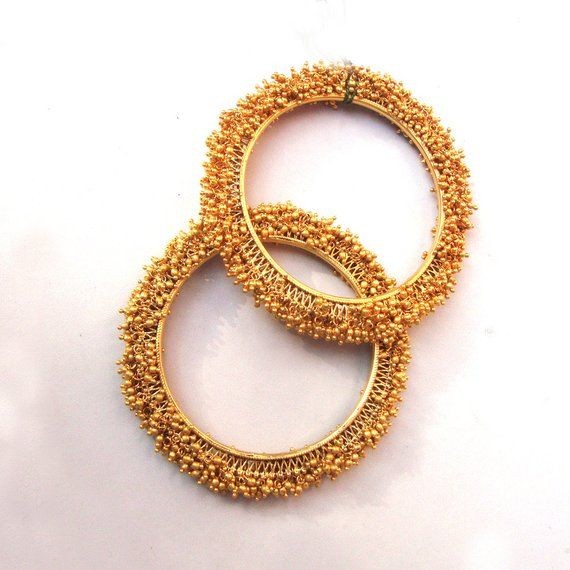 Cluster pearl bangles