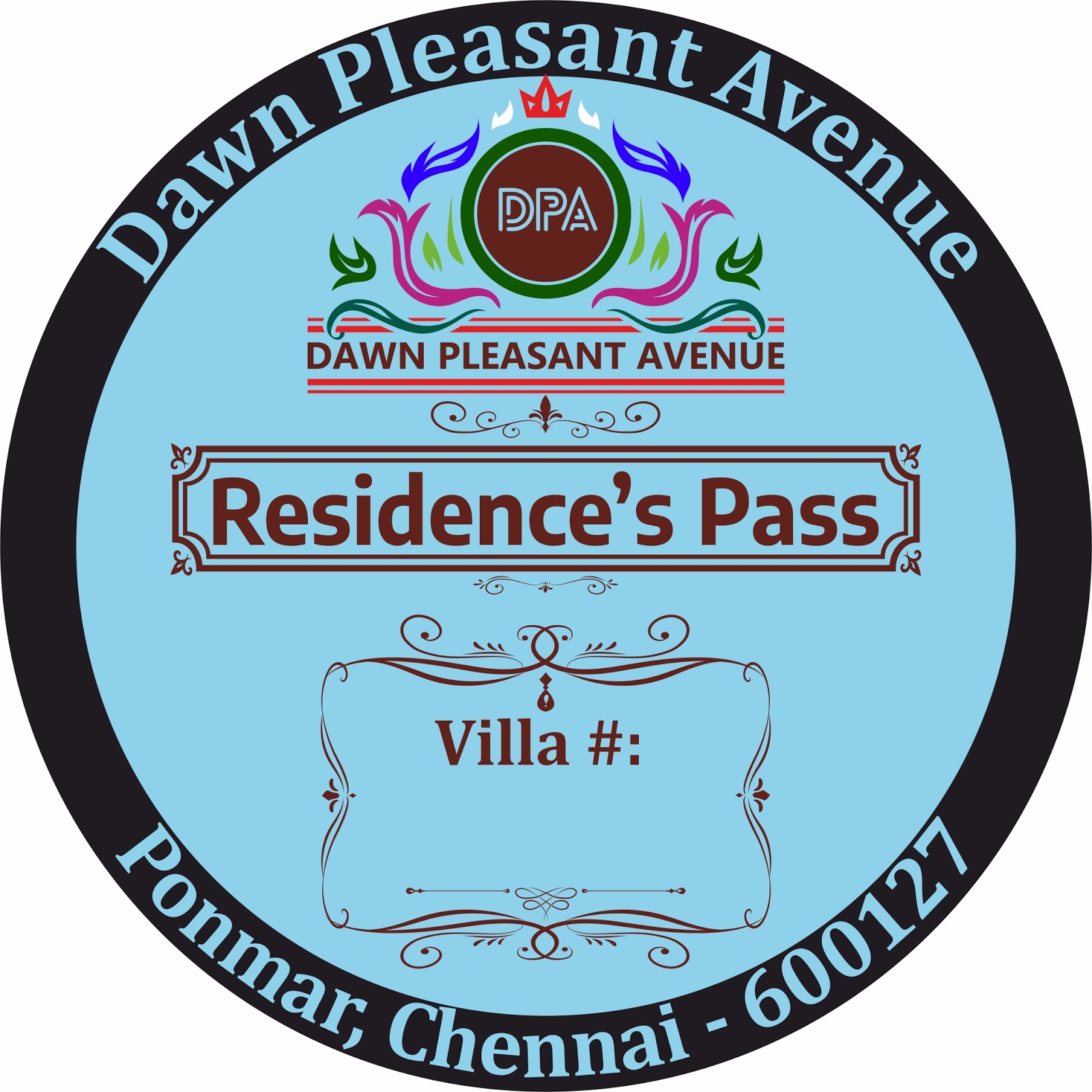 Certificates, Business Cards, Entry Pass Stickers, Pamphlet, Logo ...