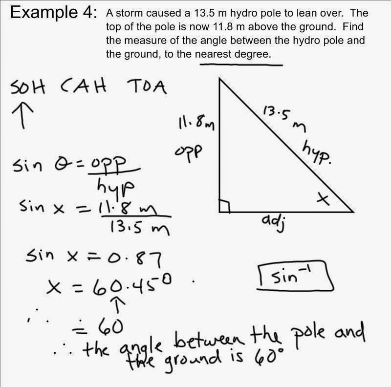 Word Problems In Trigonometry Word Problems In Trigonometry