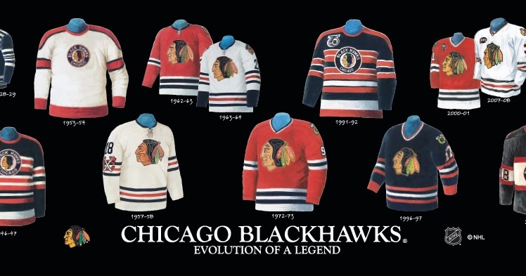 Chicago Blackhawks jerseys | Heritage Uniforms and Jerseys and Stadiums ...