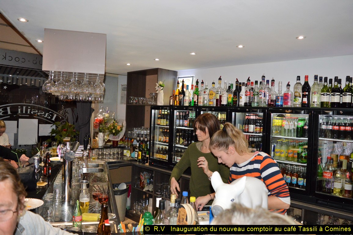 Actualités Mouscron- Comines: Comines-Inauguration du nouveau comptoir au café Tassili Bar
