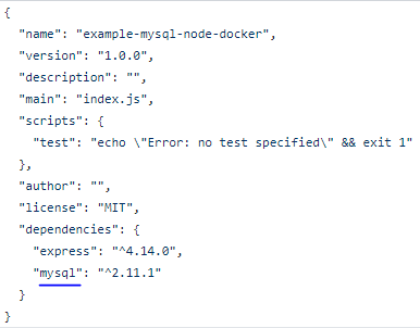 AWS and Docker: Package json dependencies