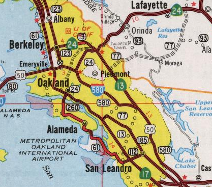 California State Route 13 and the Warren Freeway