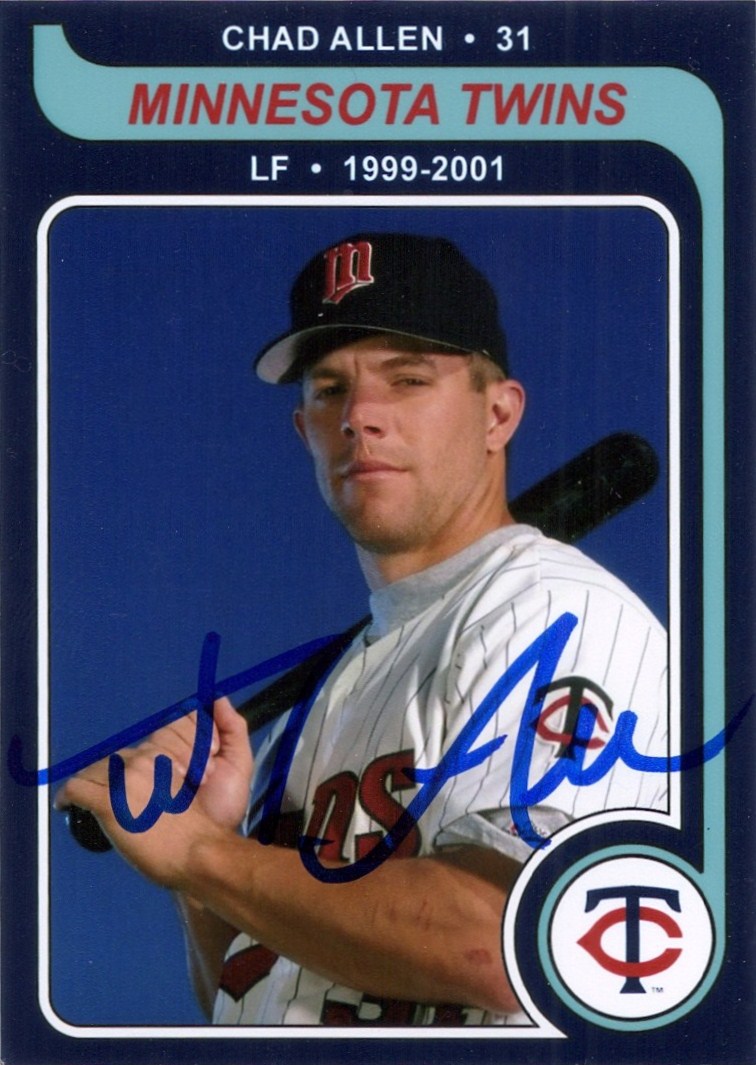 Minnesota Sports Autograph Project: CHAD ALLEN