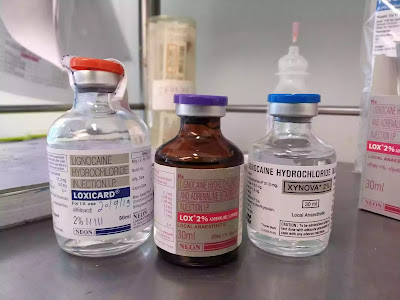 Difference between Xylocard , Xylocaine and Xylocaine with Adrenaline