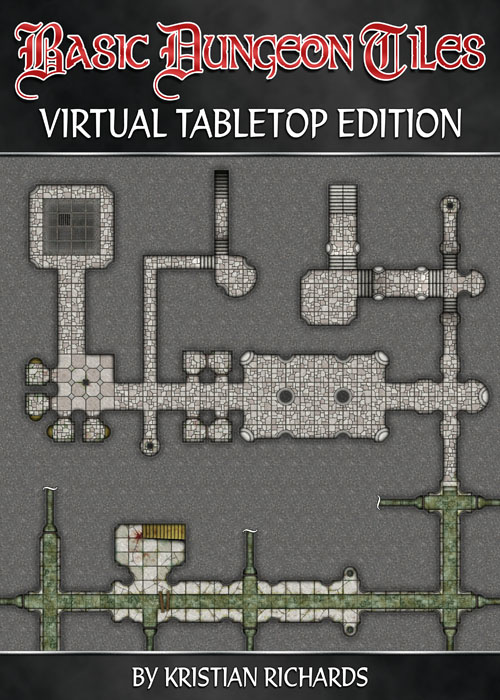 The Crooked Staff Blog: Basic Dungeon Tiles: VTT Edition