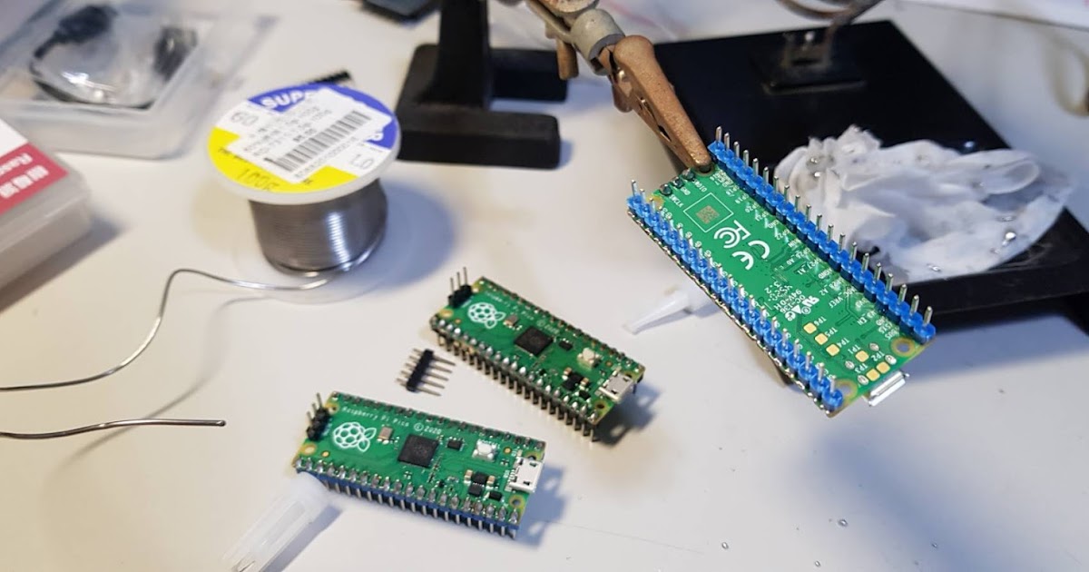 小狐狸事務所: Raspberry Pi Pico 學習筆記 (一) : 焊接板子針腳
