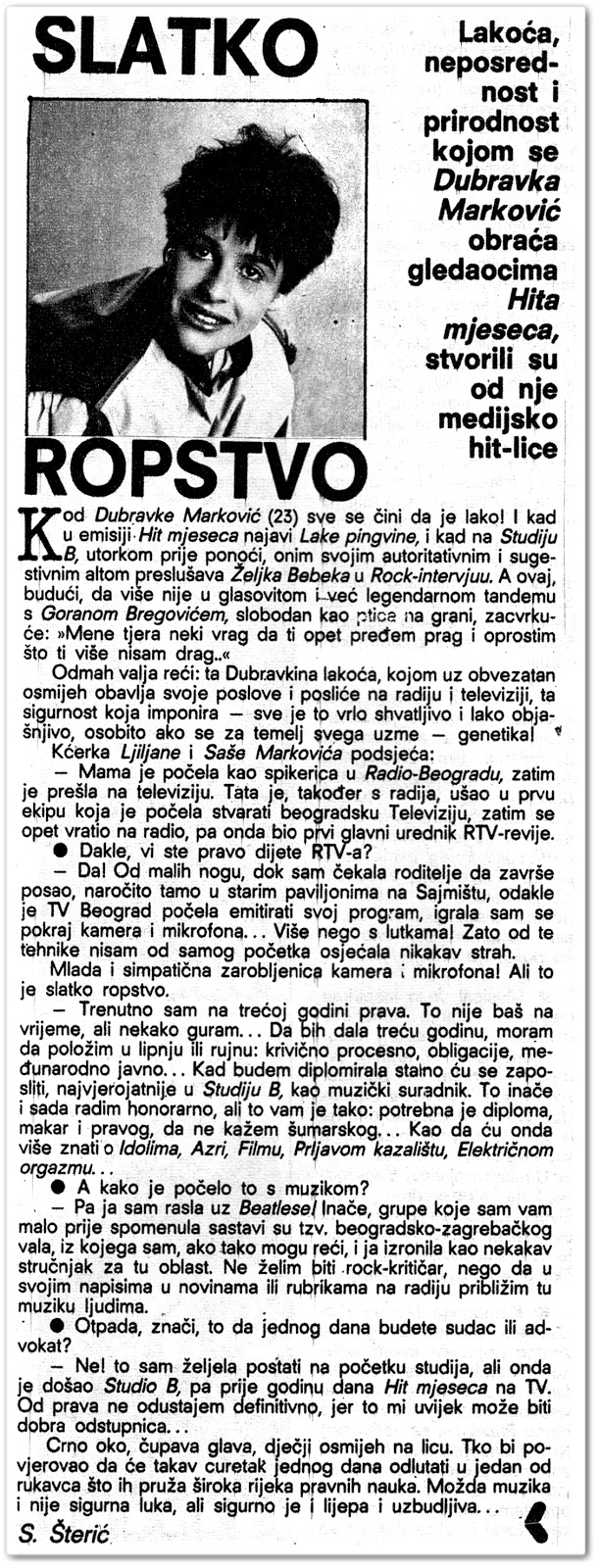 Yugopapir: Dubravka Duca Marković otkriva ko su bili junaci njene ...