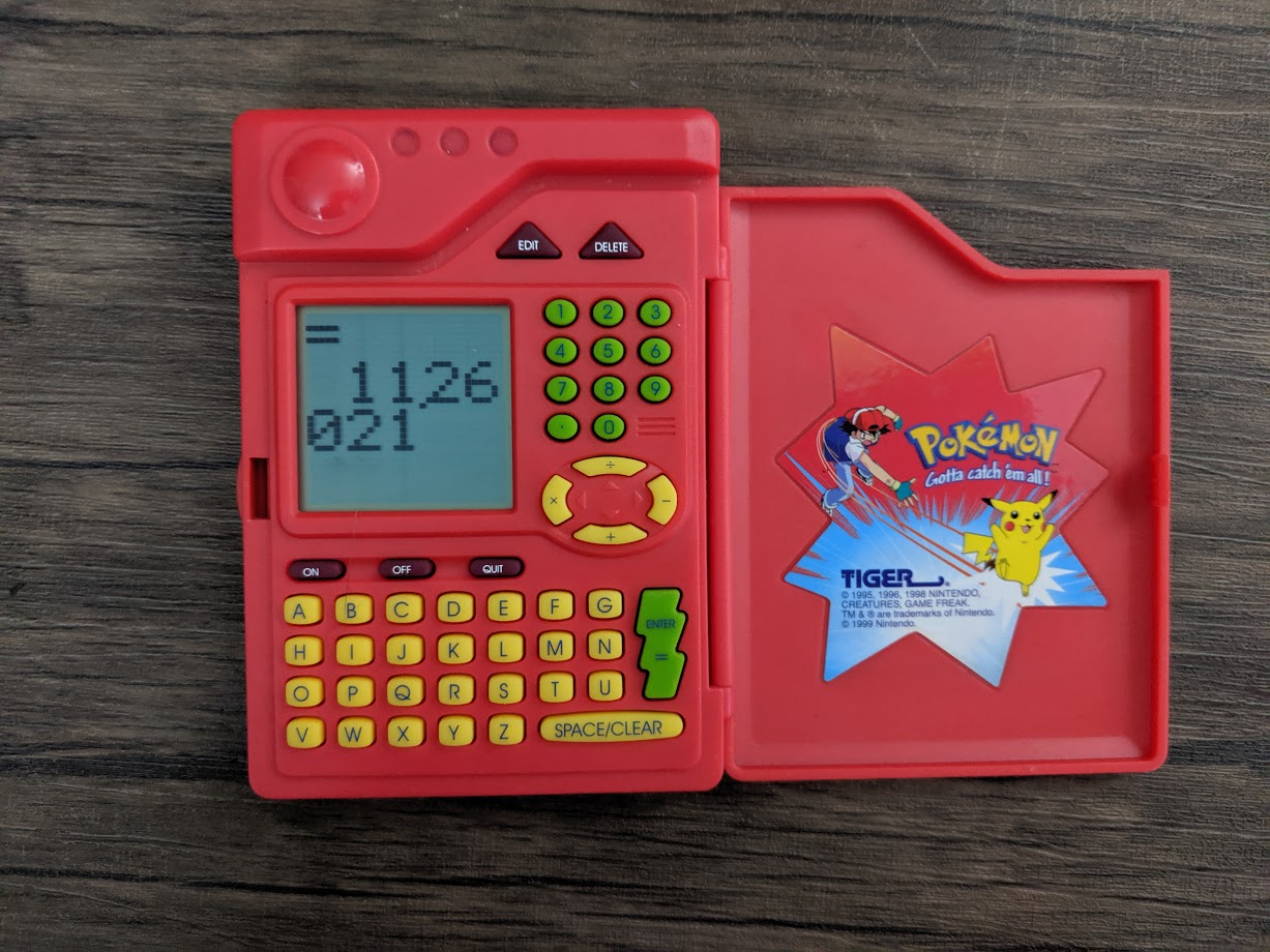 The Calculator Review: Calculatober Day 8: Tiger Pokémon Pokedex
