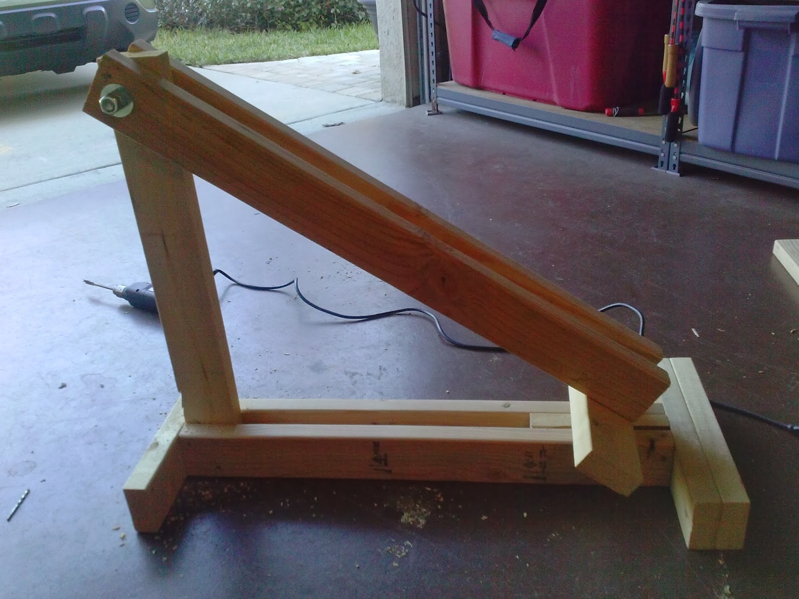 Homemade Calf Raise Machine | Homemade Wooden Power Rack/Power Cage