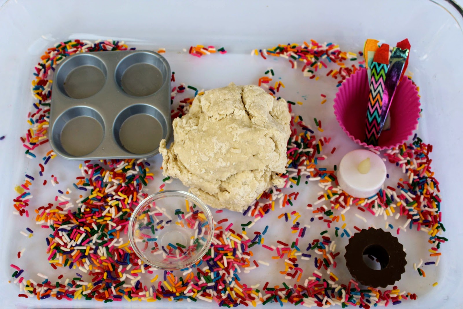Sweet Silly Sara: Birthday Cake Sensory Bin