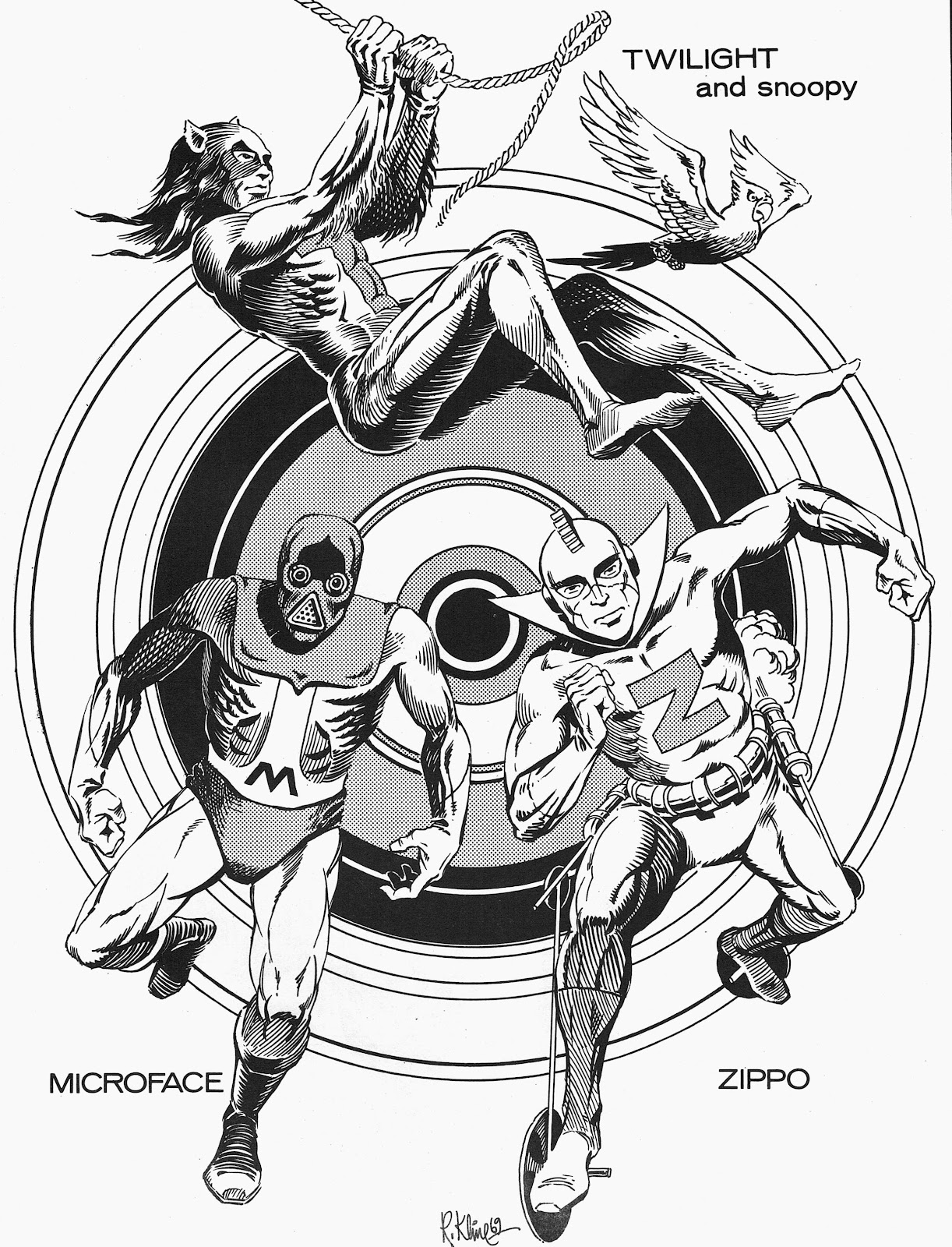 Cap'n's Comics: Bob Kline Discovers Zip-a-tone
