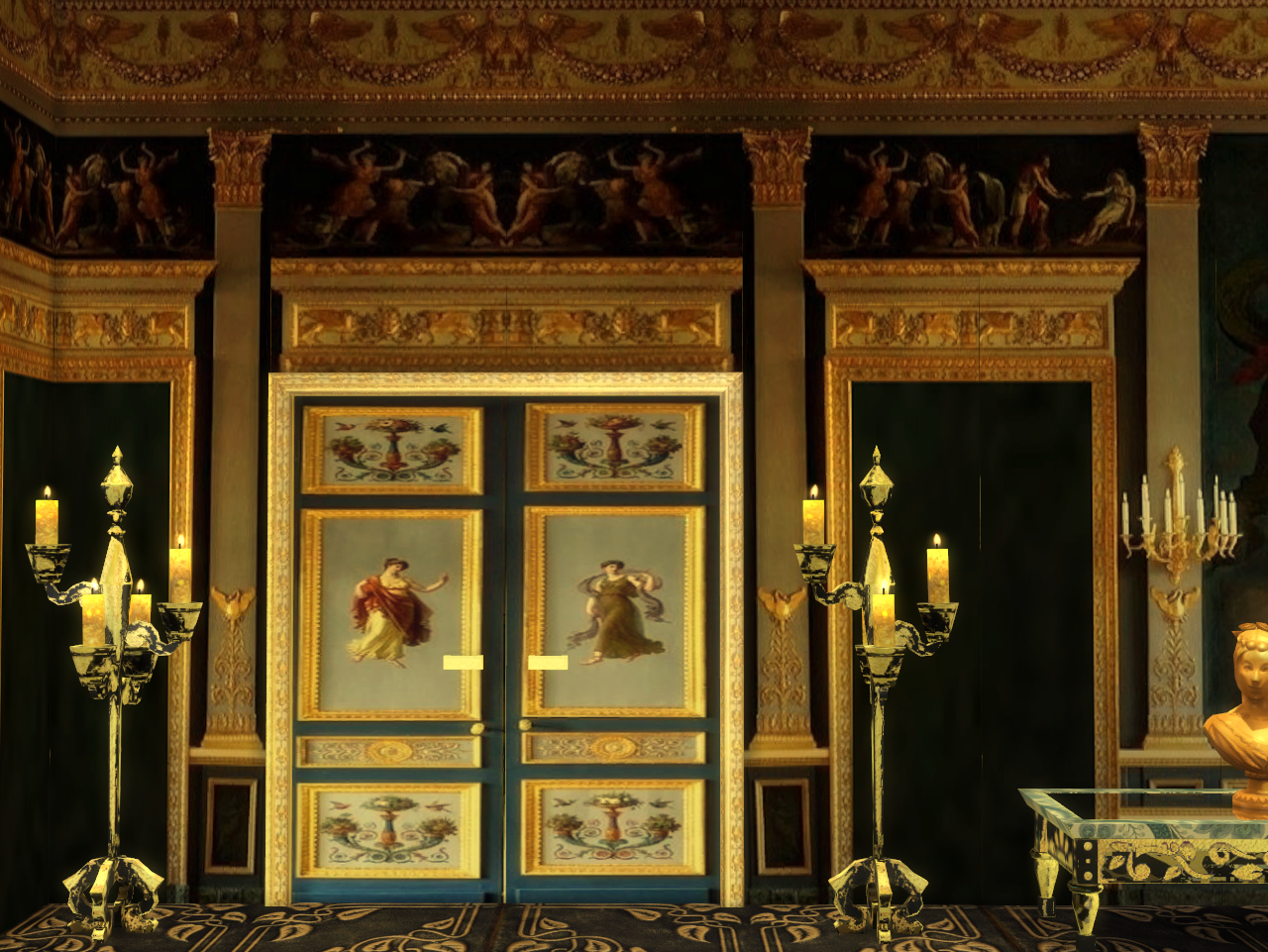 Anna Quinn Stories: Open Dreams Gate DoorSet II For SIMS 4