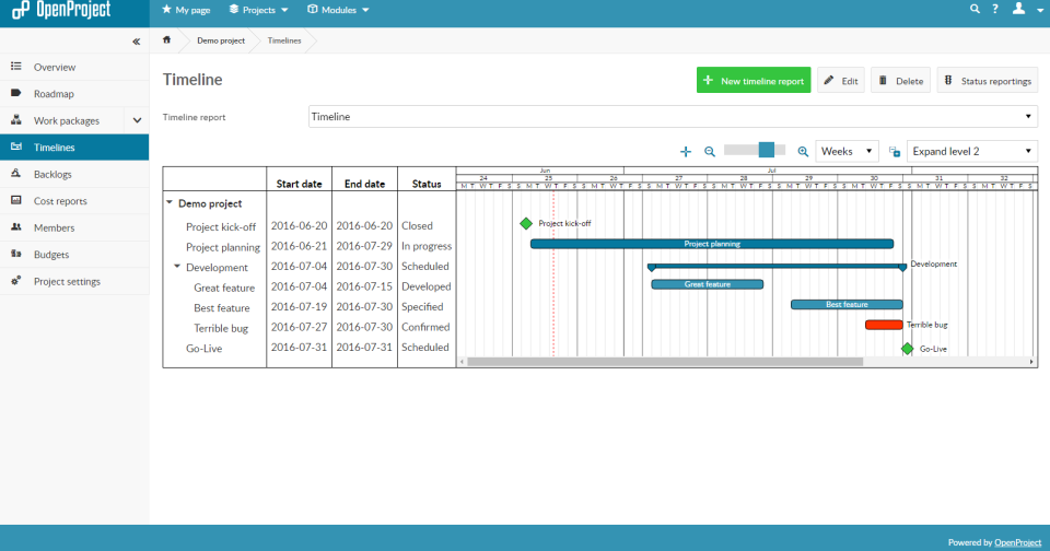 10 Aplicaciones similares a Project: OpenProject