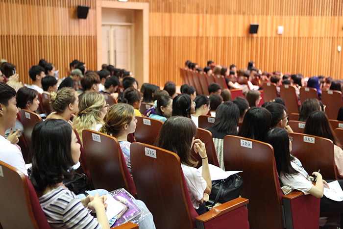 Busan University of Foreign Studies: 2019 2nd semester welcome ceremony for new international ...