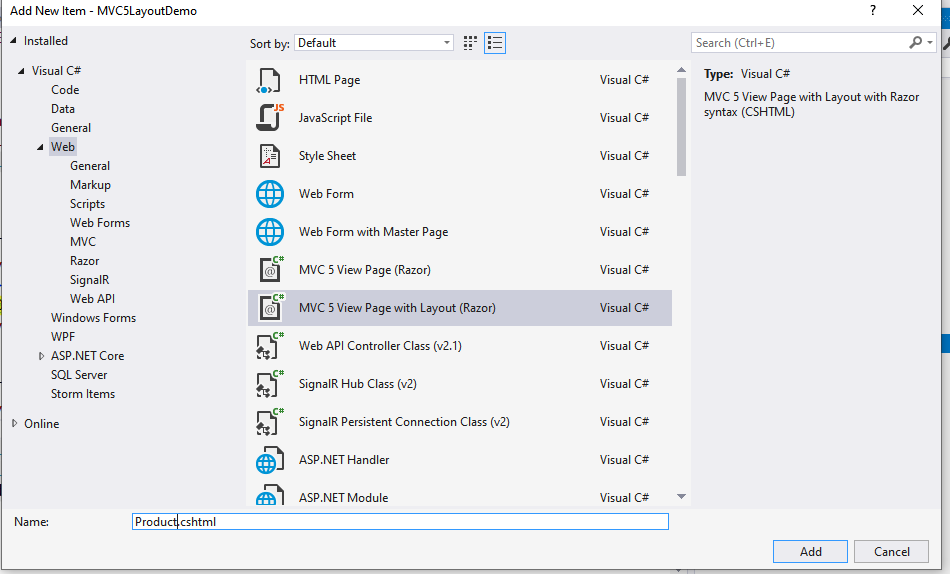 Layout View In Aspnet Mvc 5 ~ Programming With Shri