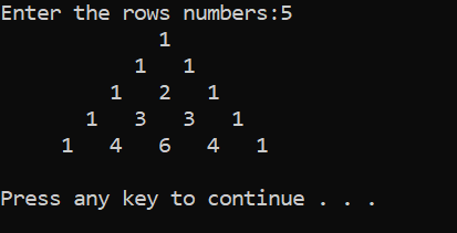 Design Different types of Pattern in C Programming, Pyramid, Pascal ...