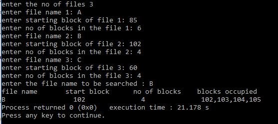 Sequential Linked And Indexed File Allocation Ece Reports