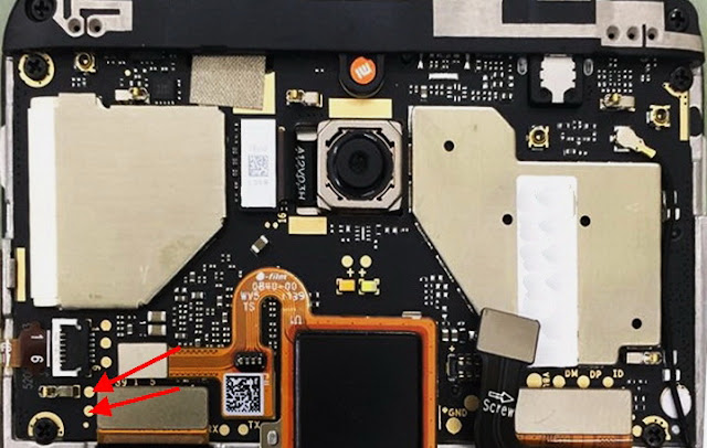Letak Test Point Xiaomi Redmi 5 Plus Vince Untuk Flash Via EDL Mode ...