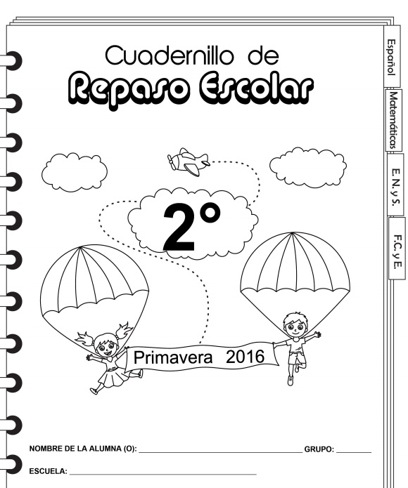 Cuadernillo de repaso segundo grado para vacaciones de primavera 2016 ...