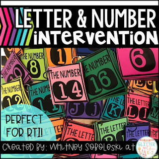 Letter and Number Interventions: Includes Freebies! | Glitter and Glue ...