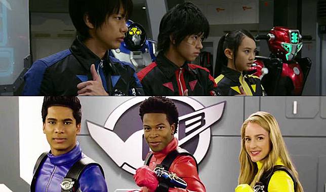 Go-Busters/Power Rangers RPM Similarities