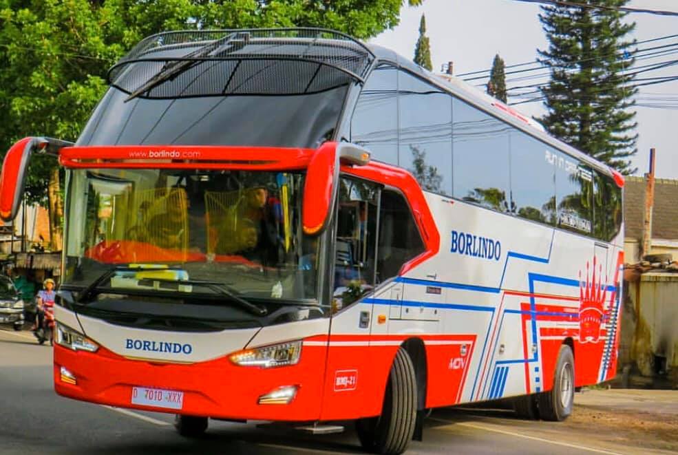 Bus Terbaru Borlindo Avante H9 Mercedes benz OH 1526 Air Suspension Tentrem