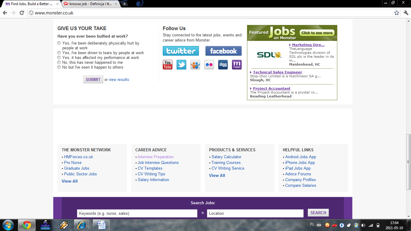 People&Organisations: Recruitment