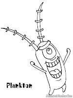 Plankton Spongebob Characters Coloring Pages : Spongebob Characters ...