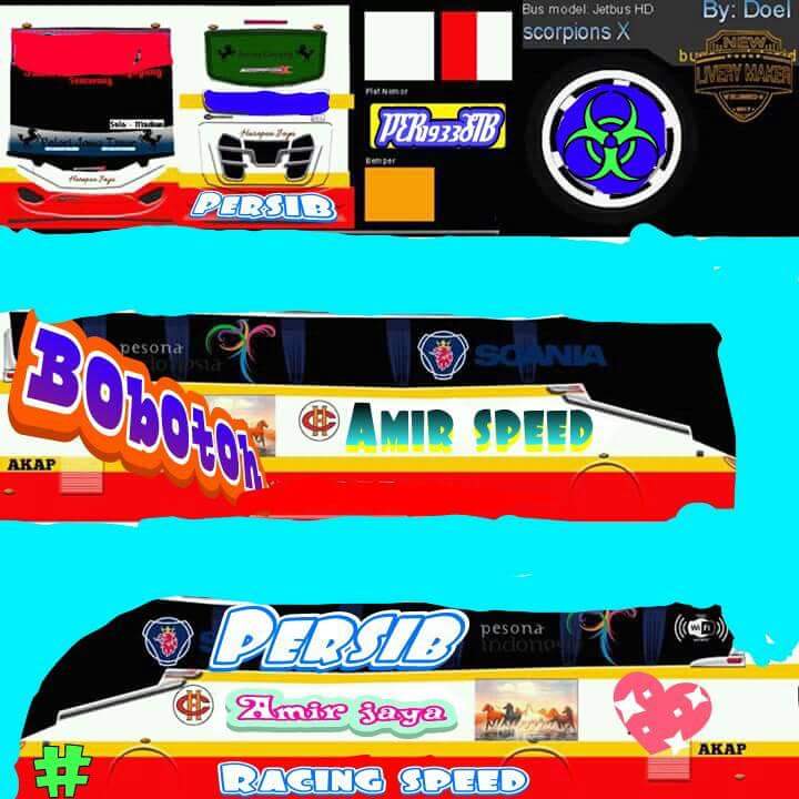 Berbagai Livery Bus Simulator Indonesia Part 5 | Download Livery BUSSID Mod
