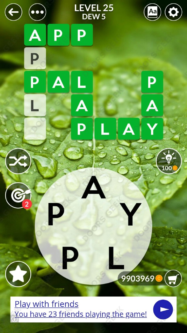 Wordscapes Level 25 Answers Doors Geek wordscapes-level-25-answers-doors-geek