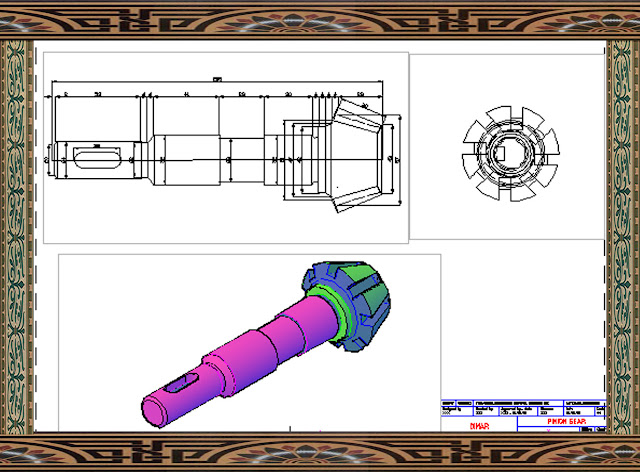 drawingtechnic: GAMBAR PINION GEAR