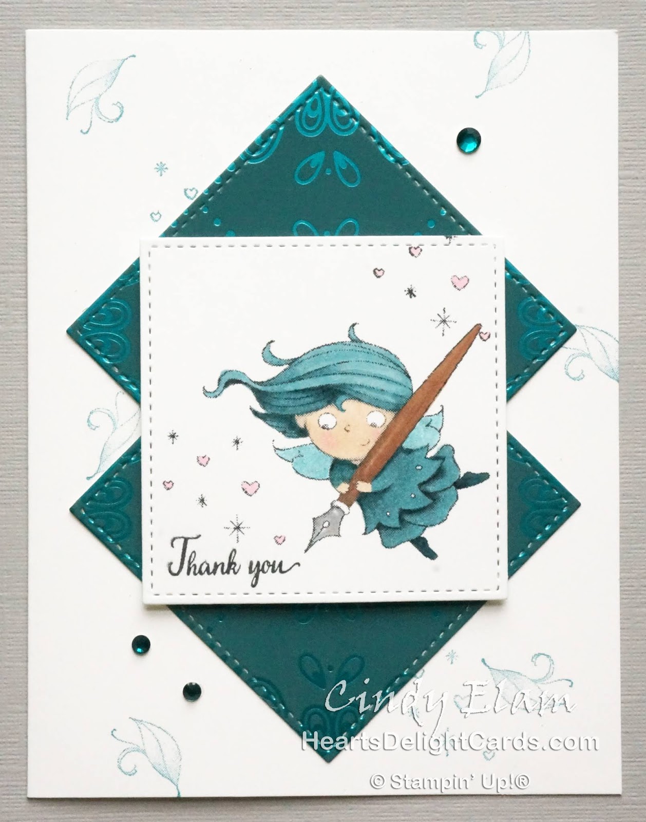 Heart's Delight Cards: My Inky Friends New In Colors Hop