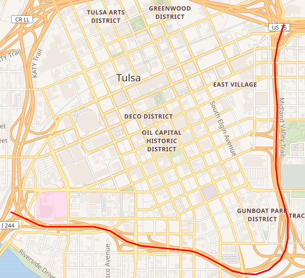 The Unsigned Interstate Highways
