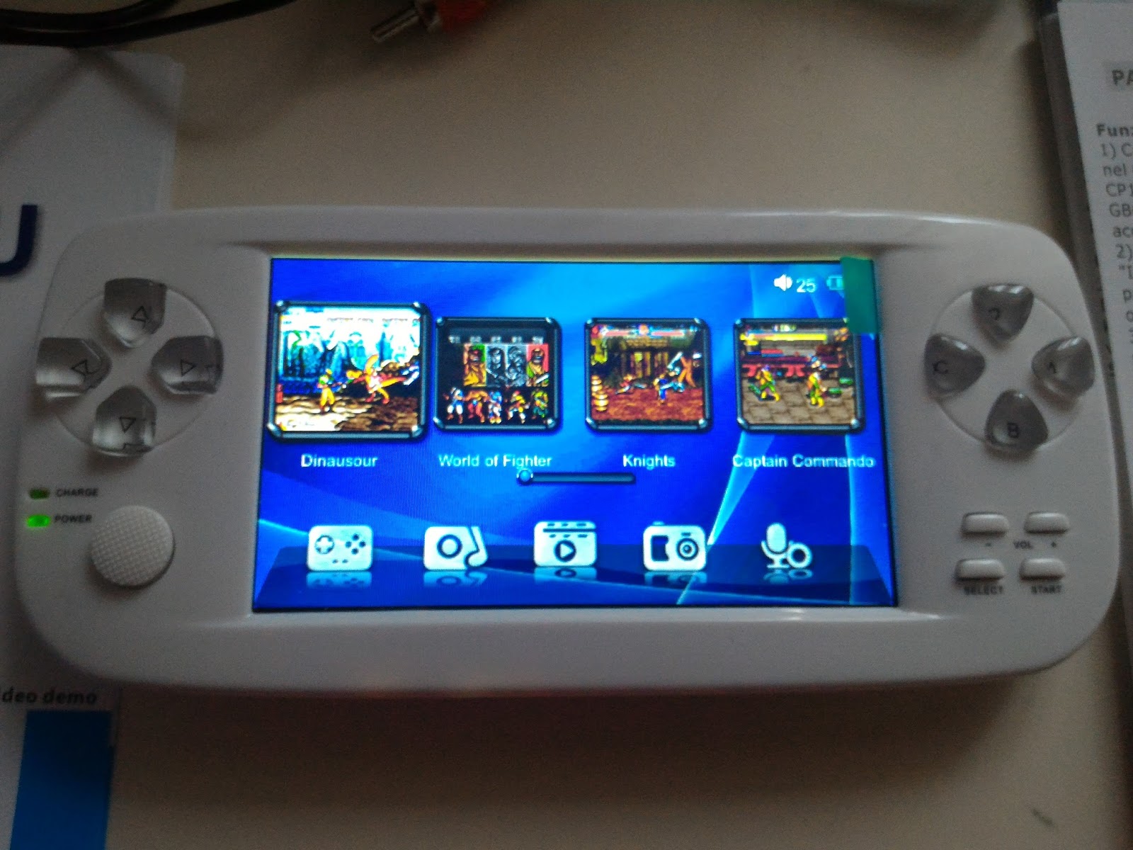 Game console PAP KIII Xinxu con 653 giochi anni 80-90