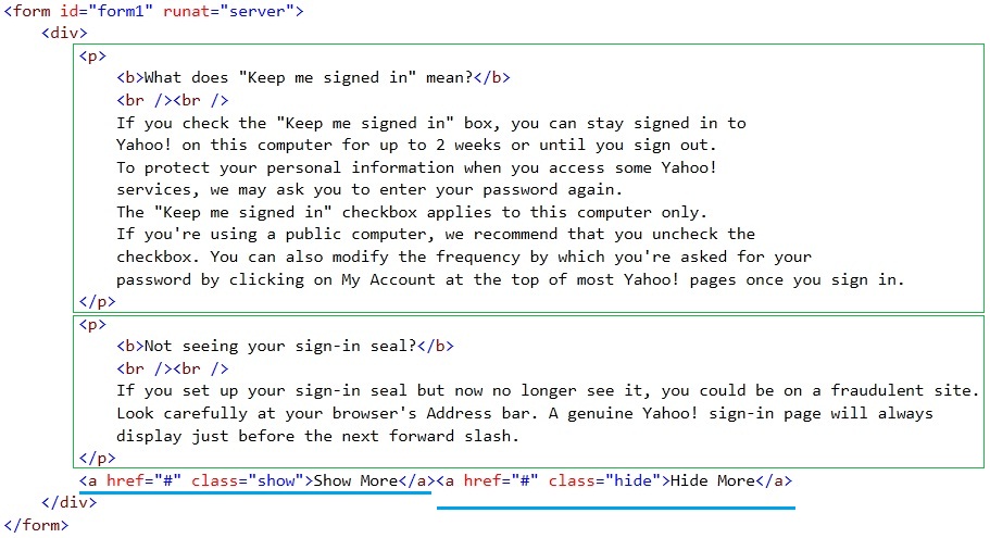 Simple Hide And Show Of Paragraph Tag Using Jquery