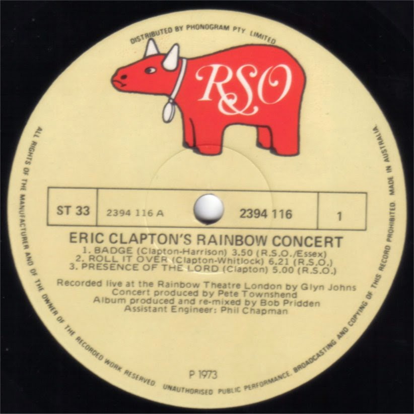 Rock On Vinyl: Eric Clapton's Rainbow Concert (1973)